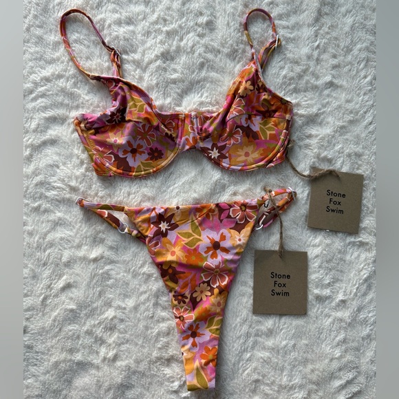 Stone Fox Swim | Swim | Stone Fox Retro Pop Bikini Set | Poshmark